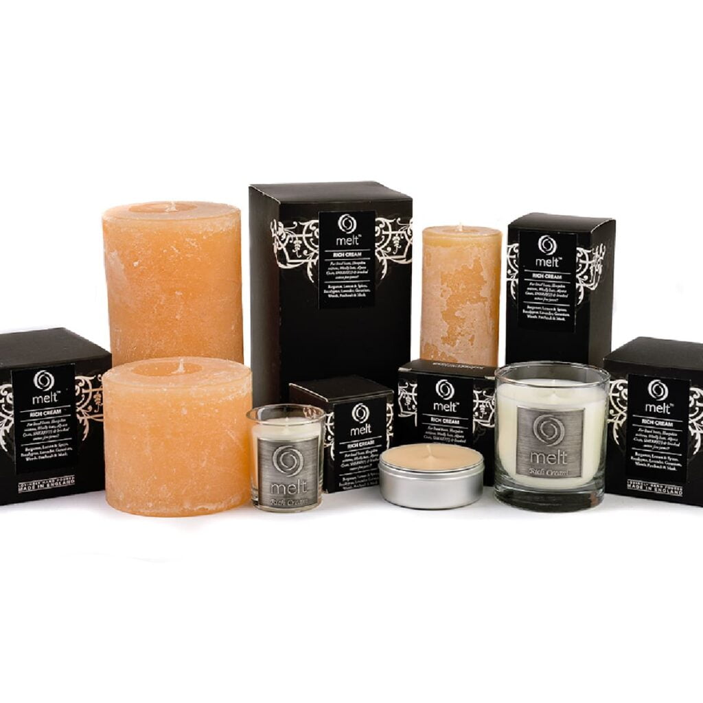 Rich Cream Scented Candle | Luxury Handmade Candles | Melt
